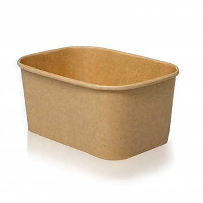 500mlx750mlx1000ml WSC Rectangular Kraft Container 300 PCS – Wholesale ...