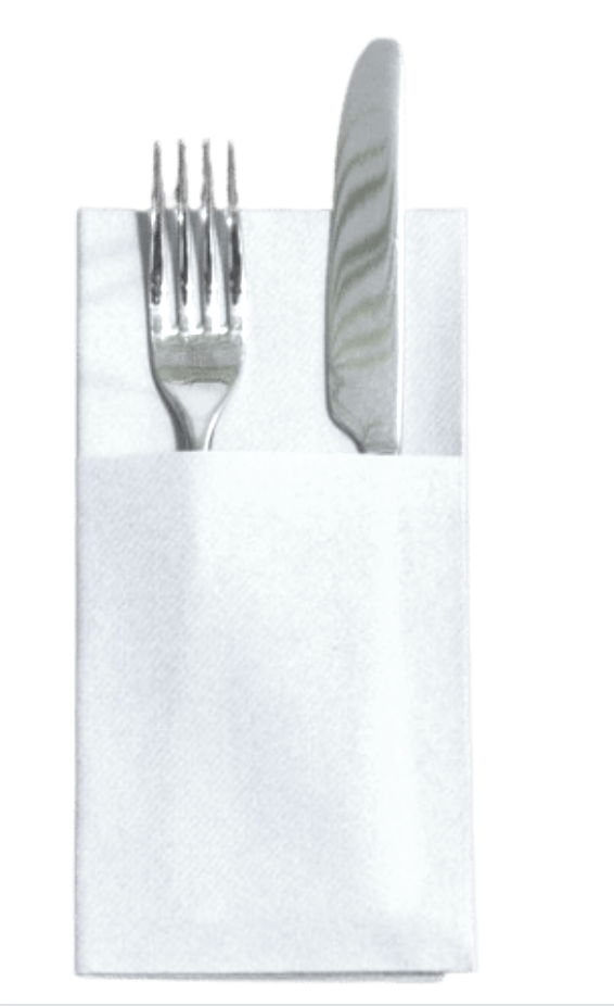 POPPIES WHITE POP IN TABLIN NAPKIN – Wholesale Catering